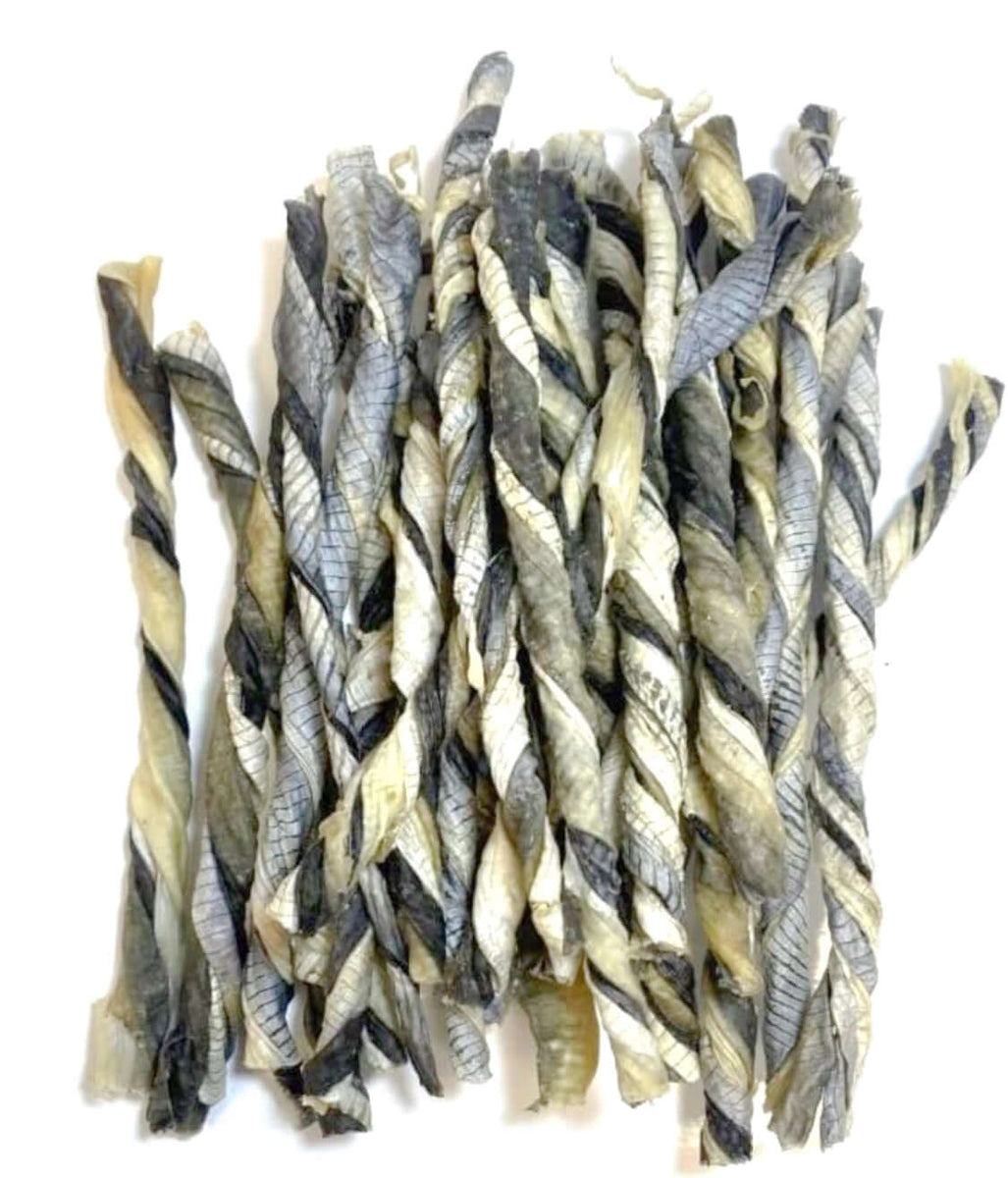 Premium Fish Skin Twists for Dog Dental Health